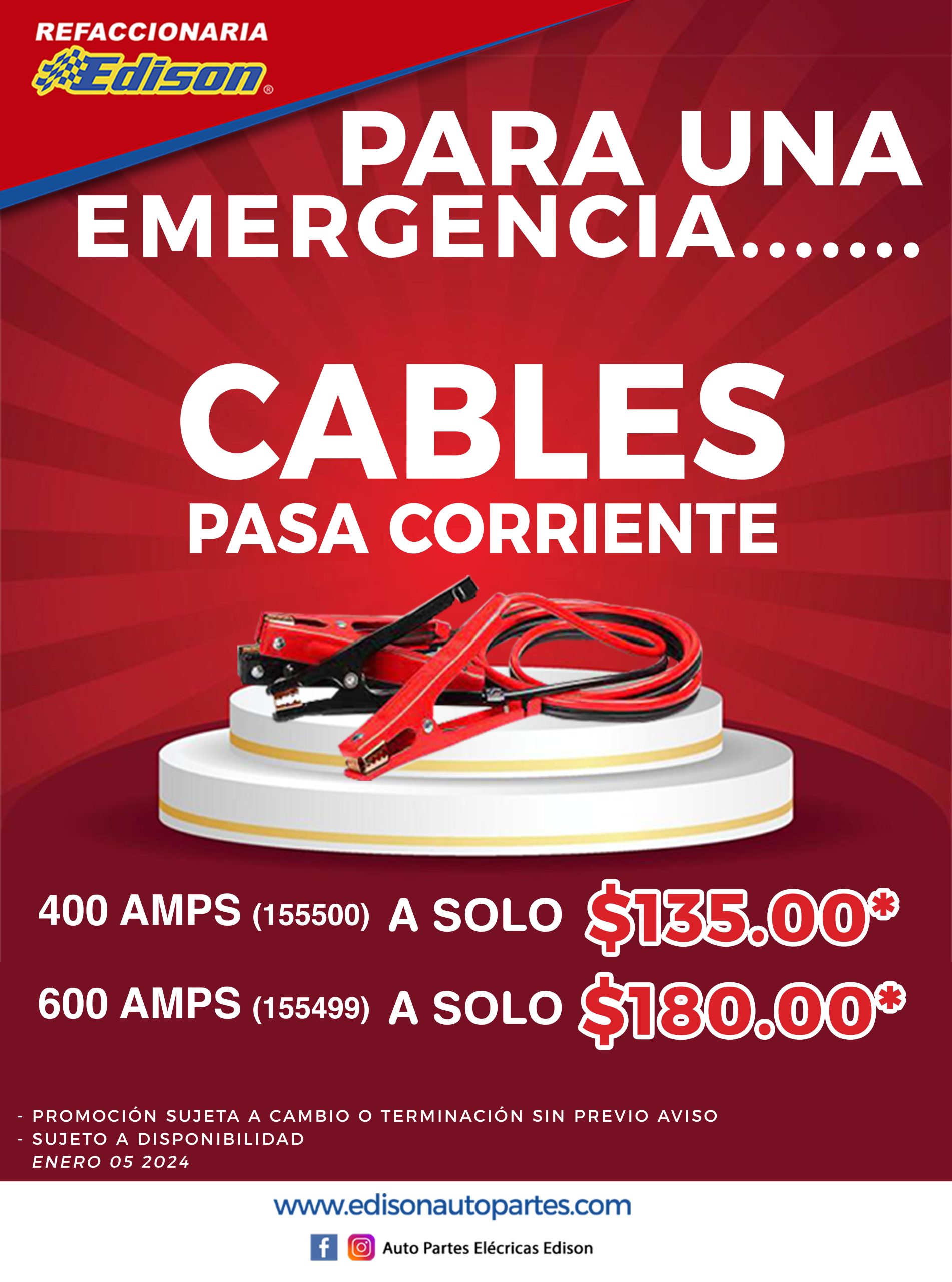 CABLES – Edison Autopartes